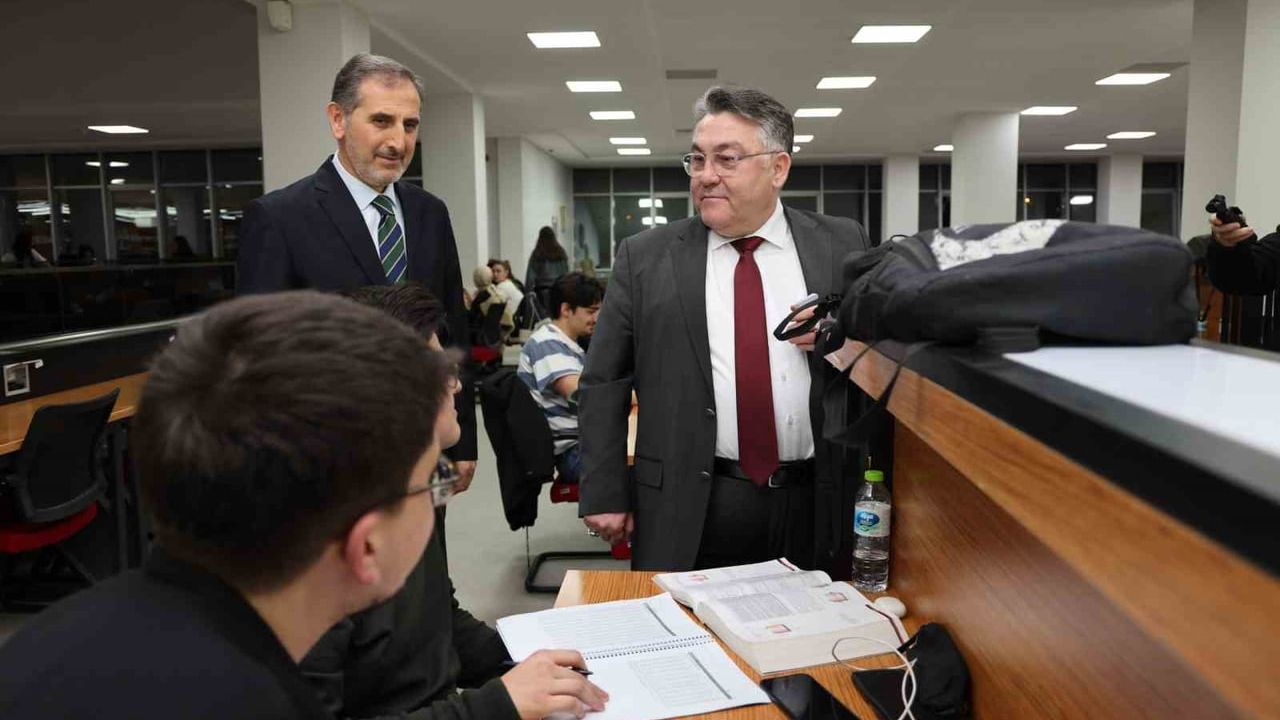 BEUN Rektörü Prof. Dr. İsmail Hakkı Özölçer, Final Haftasında Farabi ...