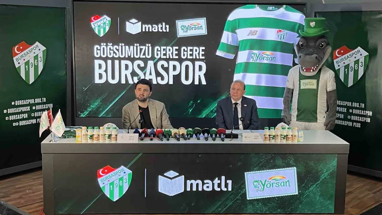 Bursaspor 2026-2027 sezonu için yıllık 70 milyon liralık göğüs ...