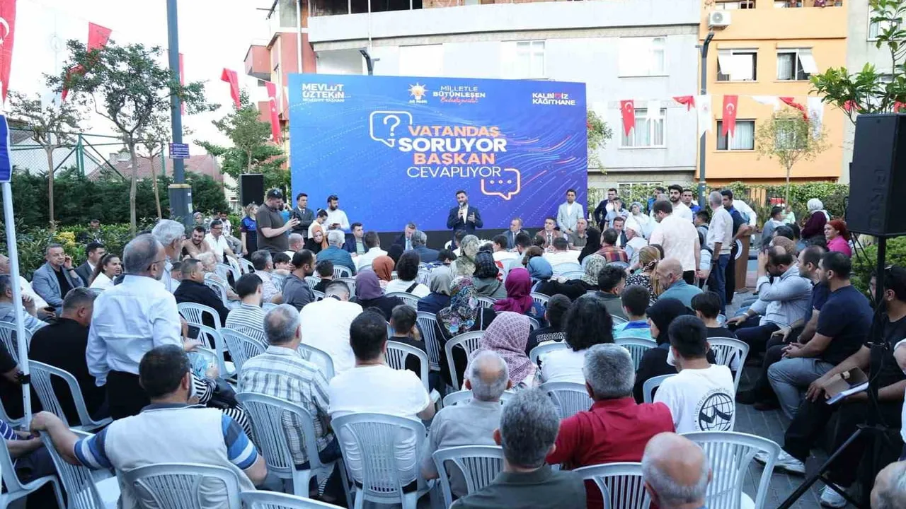 Kağıthane'de vatandaşların soruları belediye projelerine yön verdi