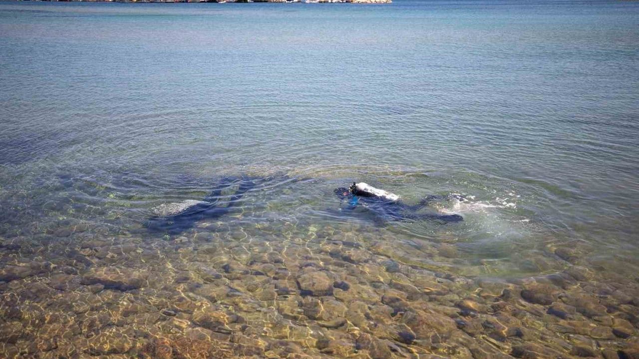 Karaburun Mordoğan Kocakum Plajı'nda 5 Haziran'da 750 kg atık toplandı