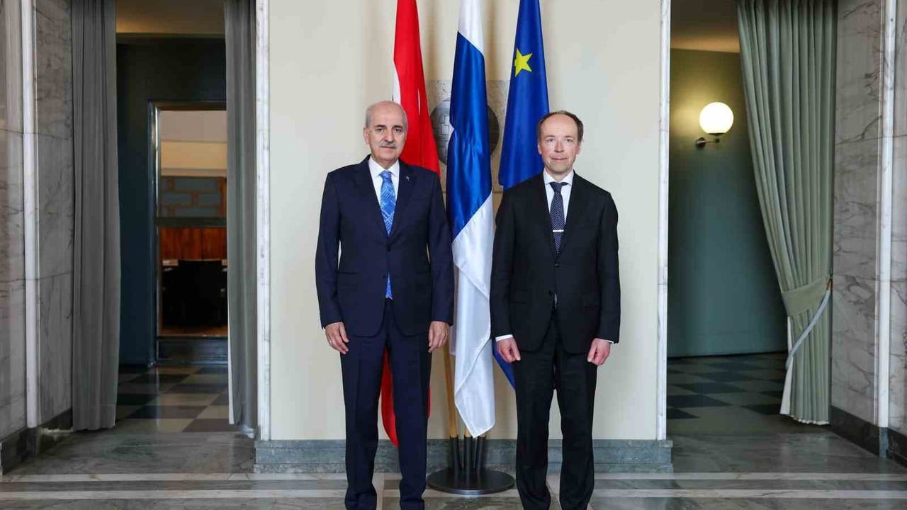 TBMM Başkanı Numan Kurtulmuş, Helsinki'de Finlandiya Parlamentosu ...