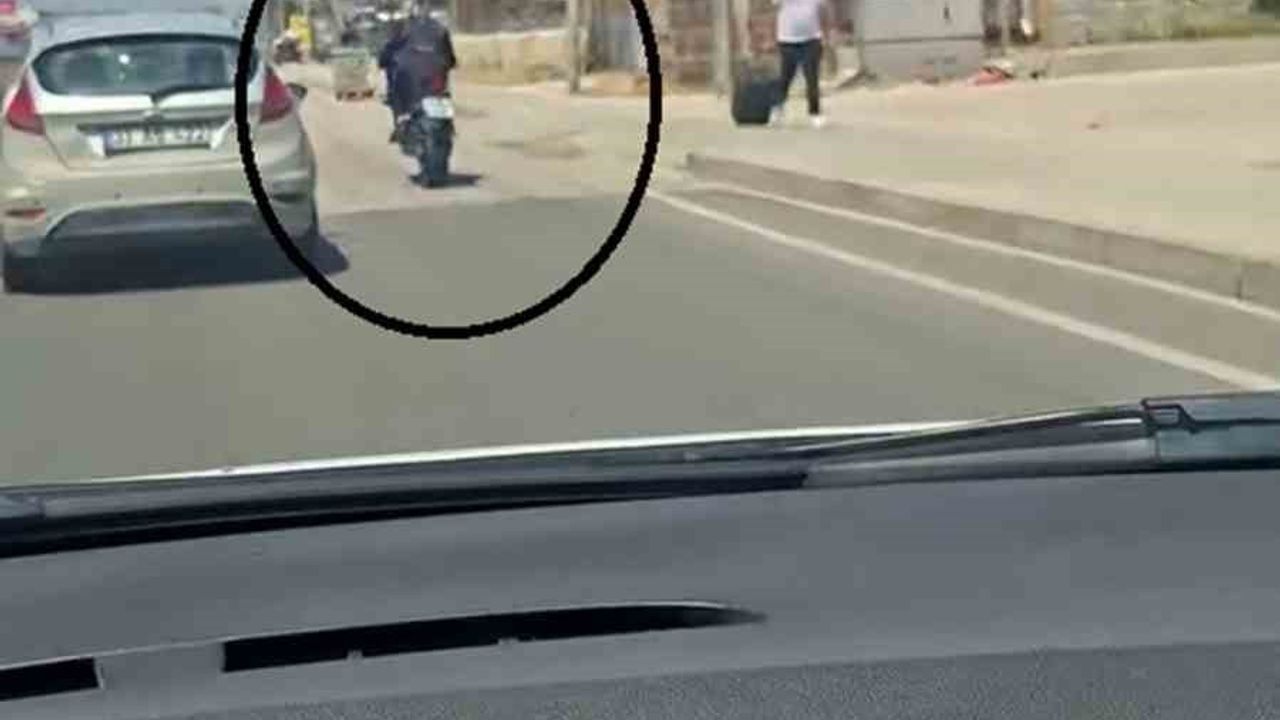 Trafikte tek teker yapan sürücüye 46 bin TL ceza